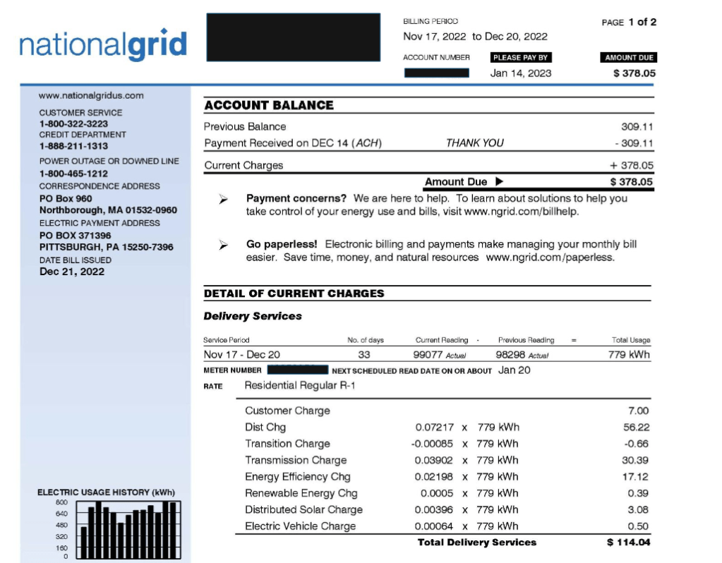Electric Bill Instructions - Volt Seed Solar
